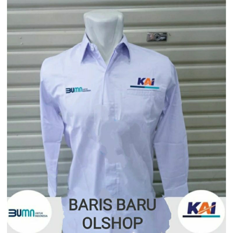 Jual Kemeja / Seragam BUMN KAI Putih | Shopee Indonesia