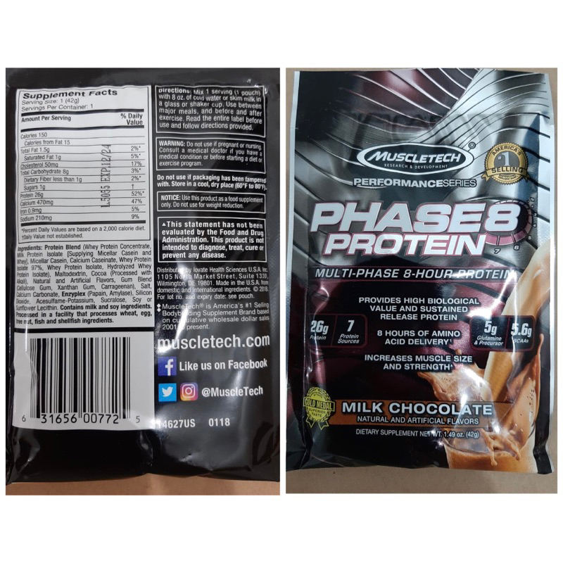 Jual Muscletech Phase8 sachet | Shopee Indonesia