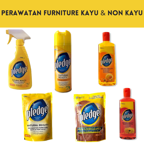 Jual Obat Furniture Pledge Spray & Pouch | PLEDGE Oil Perawatan ...