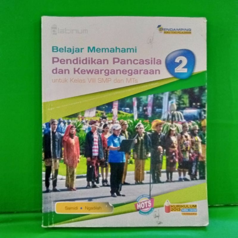 Jual buku PPKn pendidikan pancasila dan kewarganegaraan untuk SMP kelas 2 VIII 8 kurikulum 2013 ...
