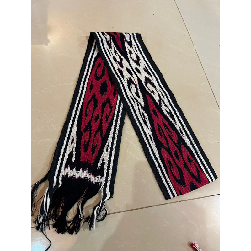 Jual syal ikat kepala tenun ethnic dayak kalimantan 12cm x 160cm ...