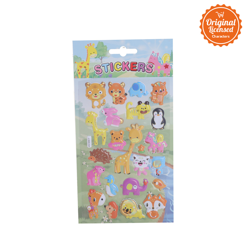 Jual Sticker Timbul 3D Sticker Puffy Karakter Binatang | Shopee Indonesia