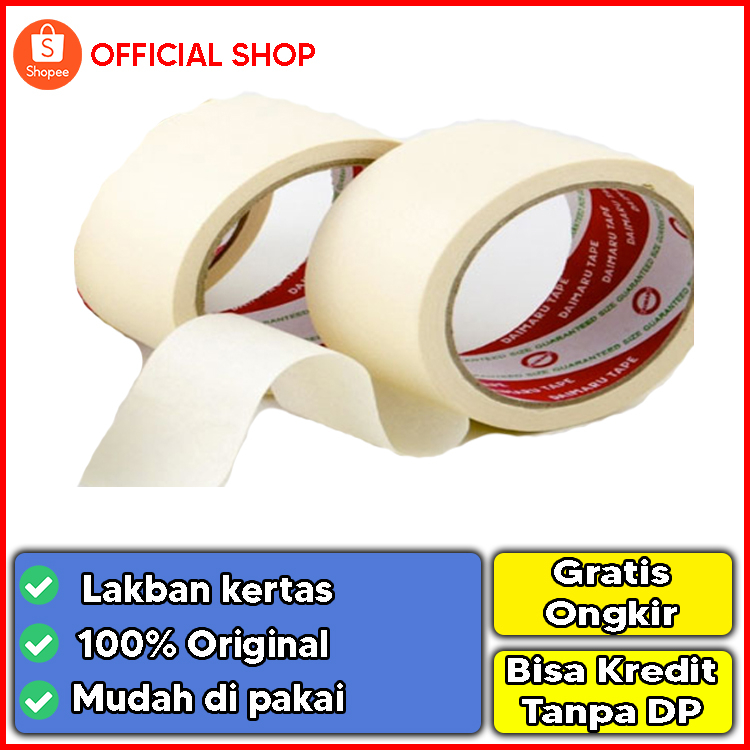 Jual Kertas / Masking Tape / Solatip Kertas / Selotip Kertas 1 ...