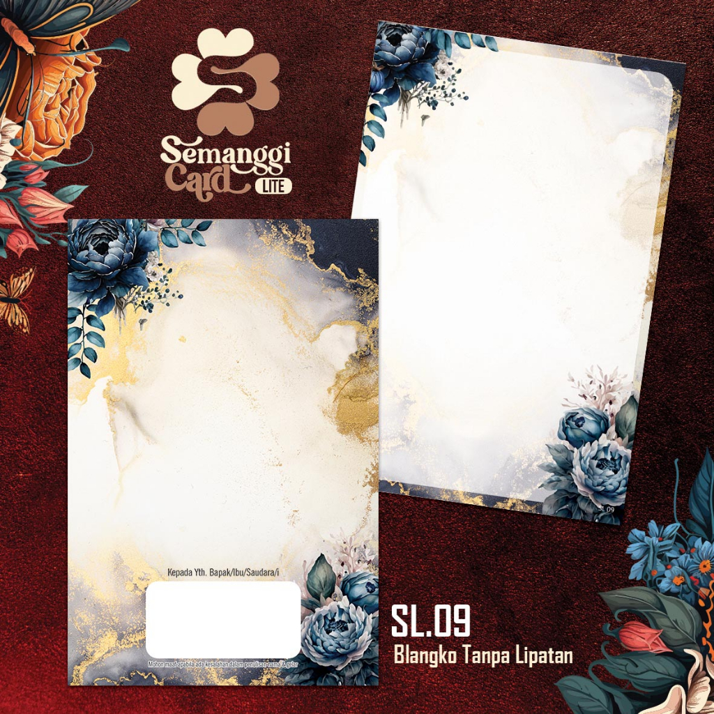Jual Blangko Semanggi Lite SL09 | Kertas Blangko bolak balik Tanpa Lipatan | Shopee Indonesia