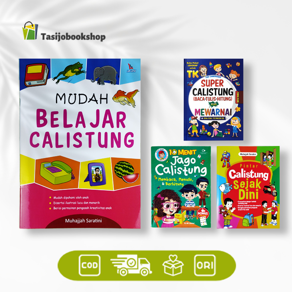 Jual Buku Belajar Calistung Anak TK & Paud: Mudah Belajar Calistung ...