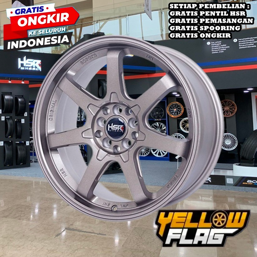 Jual velg mobil ring 18 hsr tjh r18 lebar 8 - innova zenix civic new veloz xpander hrv | Shopee ...