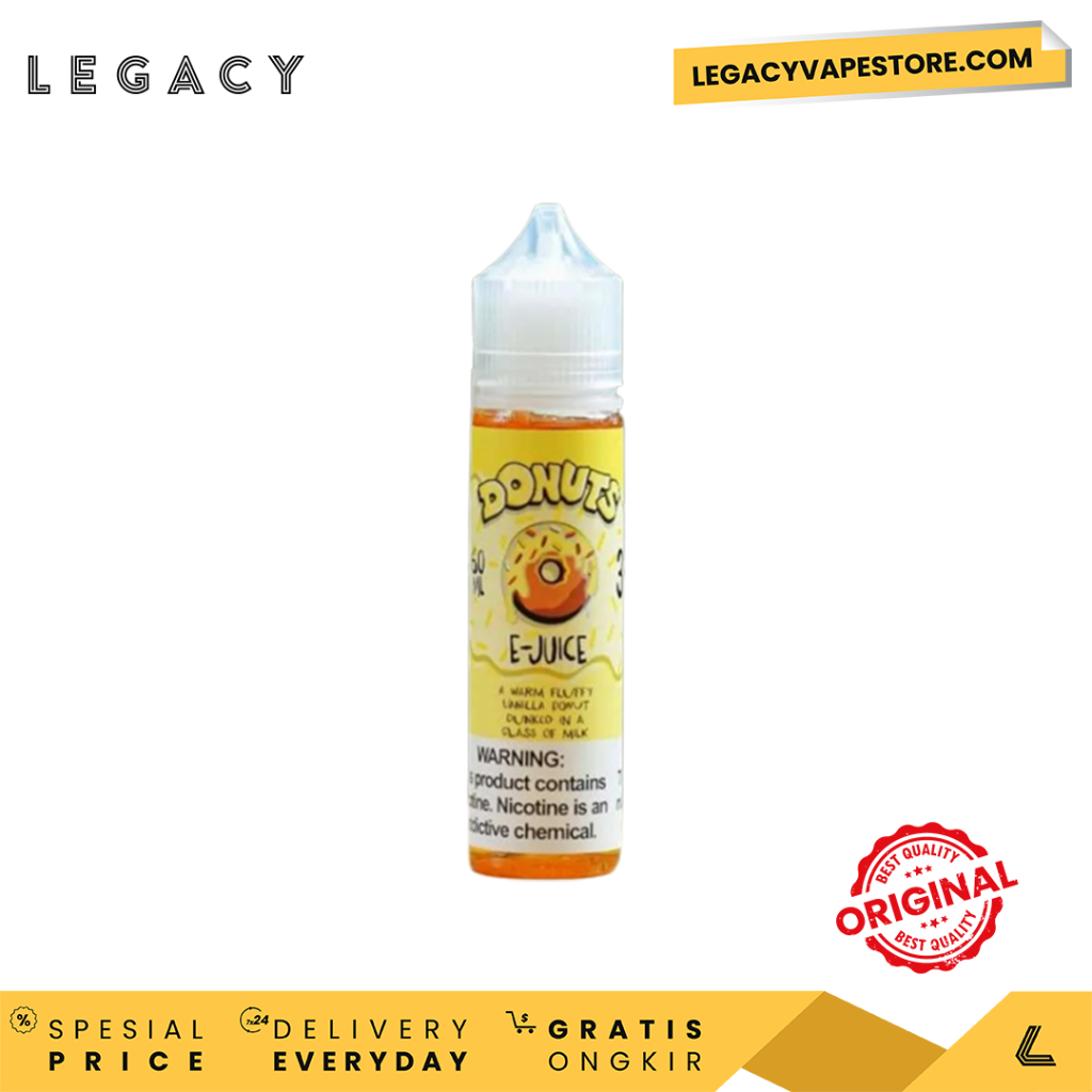 Jual LIQUID DONUTS VANILLA USA 60ML | Shopee Indonesia