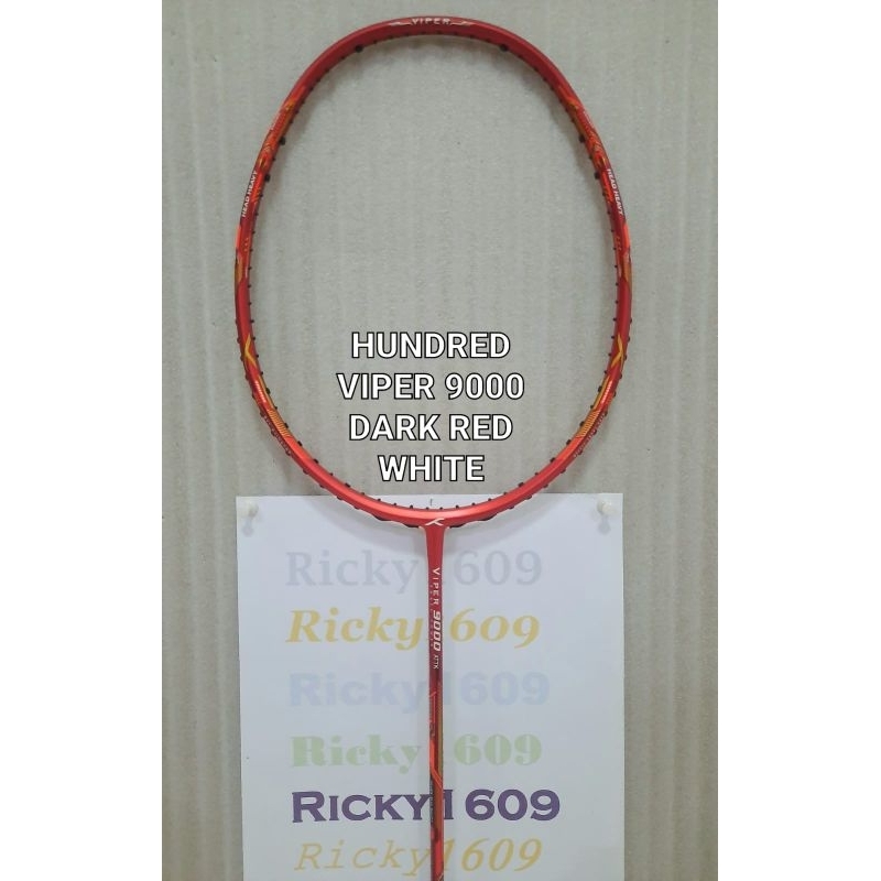 Jual RAKET BADMINTON HUNDRED VIPER 9000 - HEAD HEAVY - SMASH POWER - 32 ...