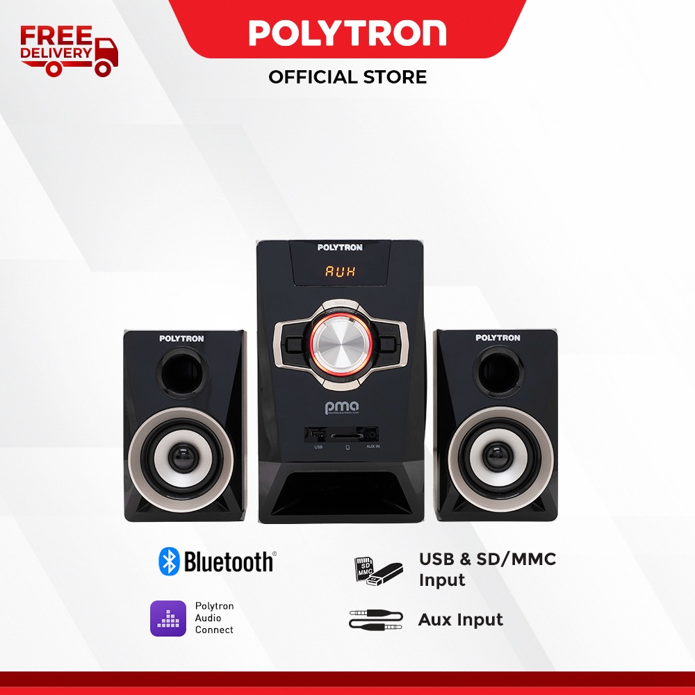 Jual POLYTRON Multimedia Speaker PMA 9321 | Shopee Indonesia
