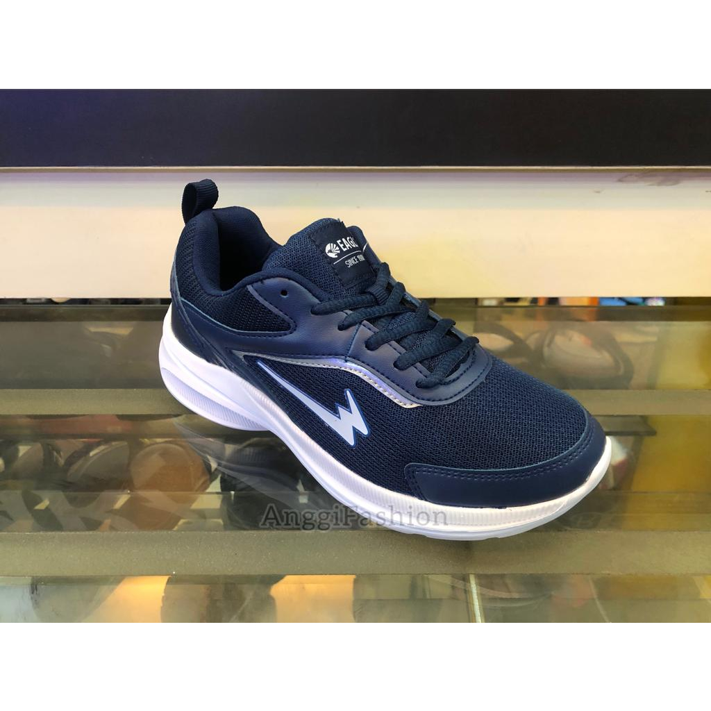 Jual Sepatu Sneakers Pria Sepatu Running Eagle Martin - Navy | Shopee ...