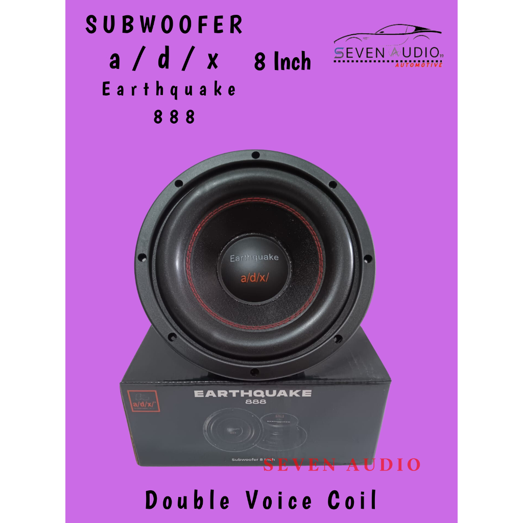 Jual Subwoofer ADX Earthquake 888 Double Voice Coil 8 Inch - Speaker Subwoofer ADX Earthquake ...