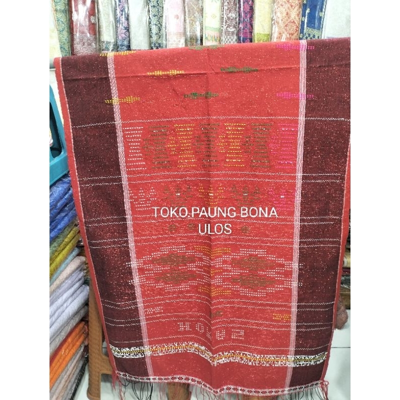Jual ULOS SADUM SIMATA TUJUH SILIMA KUKUSAN.WARNA MERAH DAN BIRU. | Shopee Indonesia