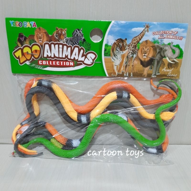Jual MAINAN ANAK ULAR KARET 6PCS YH 70 | Shopee Indonesia