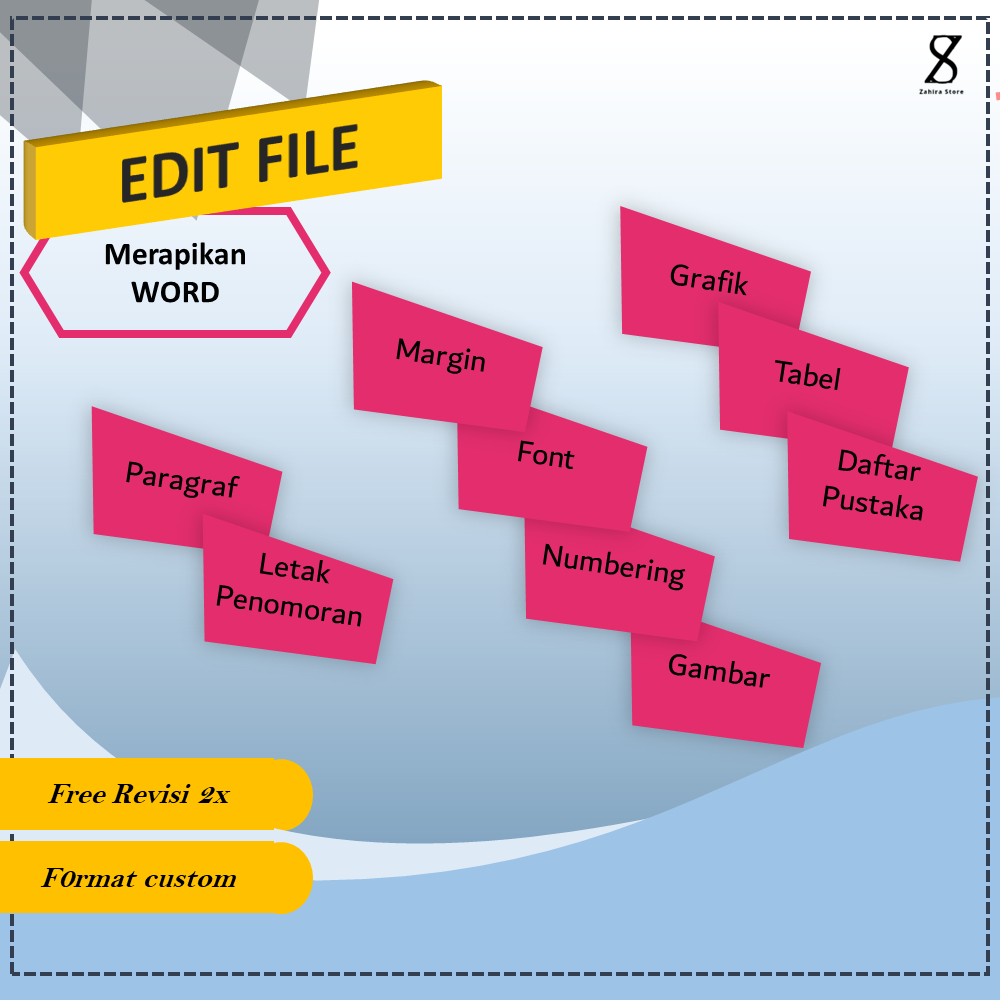 Jual jasa edit/edit file/merapikan tulisan/tulisan/edit dokumen/edit ...
