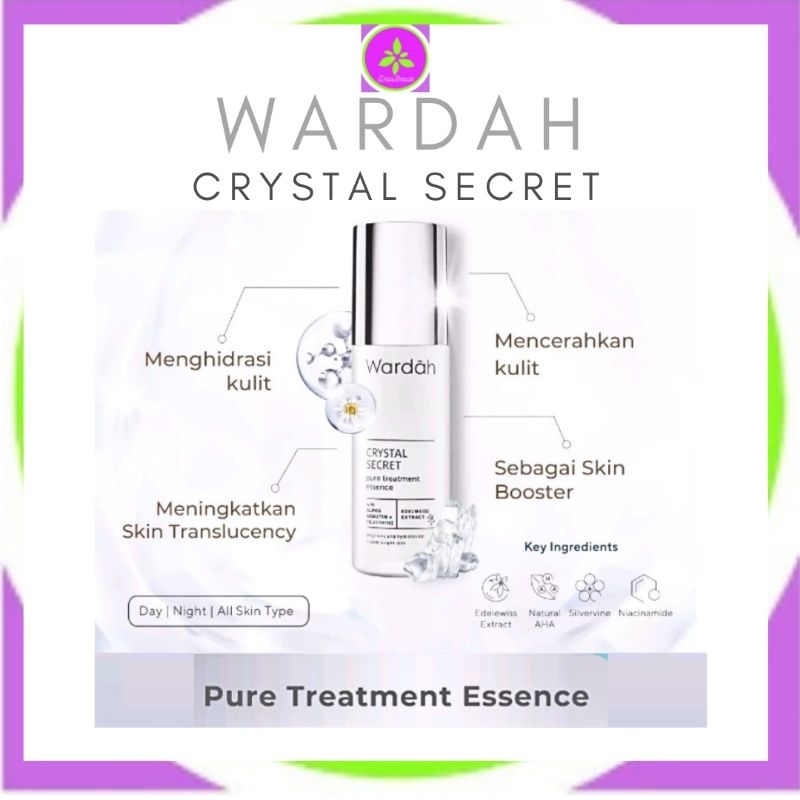 Jual Wardah Crystal Secret Pure Treatment Essence | Shopee Indonesia