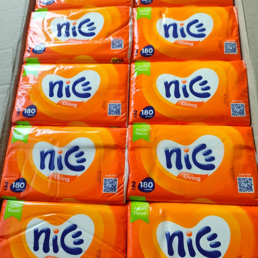 Jual LS || TERMURAH TISSUE NICE DAN CLEAN PLUSS 180 SHEET 2PLY ...