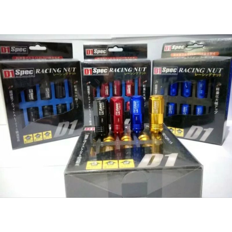 Jual Mur Roda Racing Mur Racing D1 SPEC | Shopee Indonesia