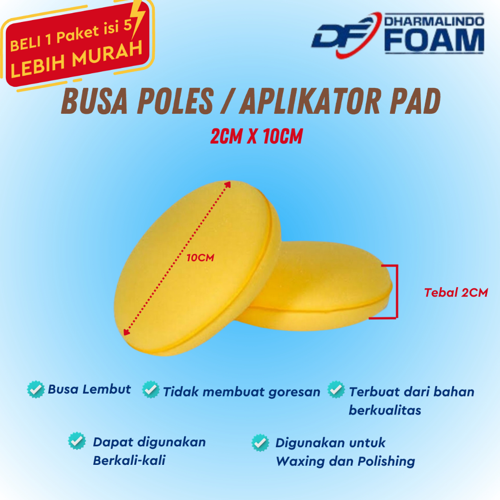 Jual Busa Poles / Applicator Pad / Busa Waxing / Busa Poles Mobil Motor ...