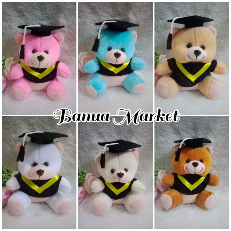 Jual Boneka wisuda | Toga mini bear 14cm | Shopee Indonesia