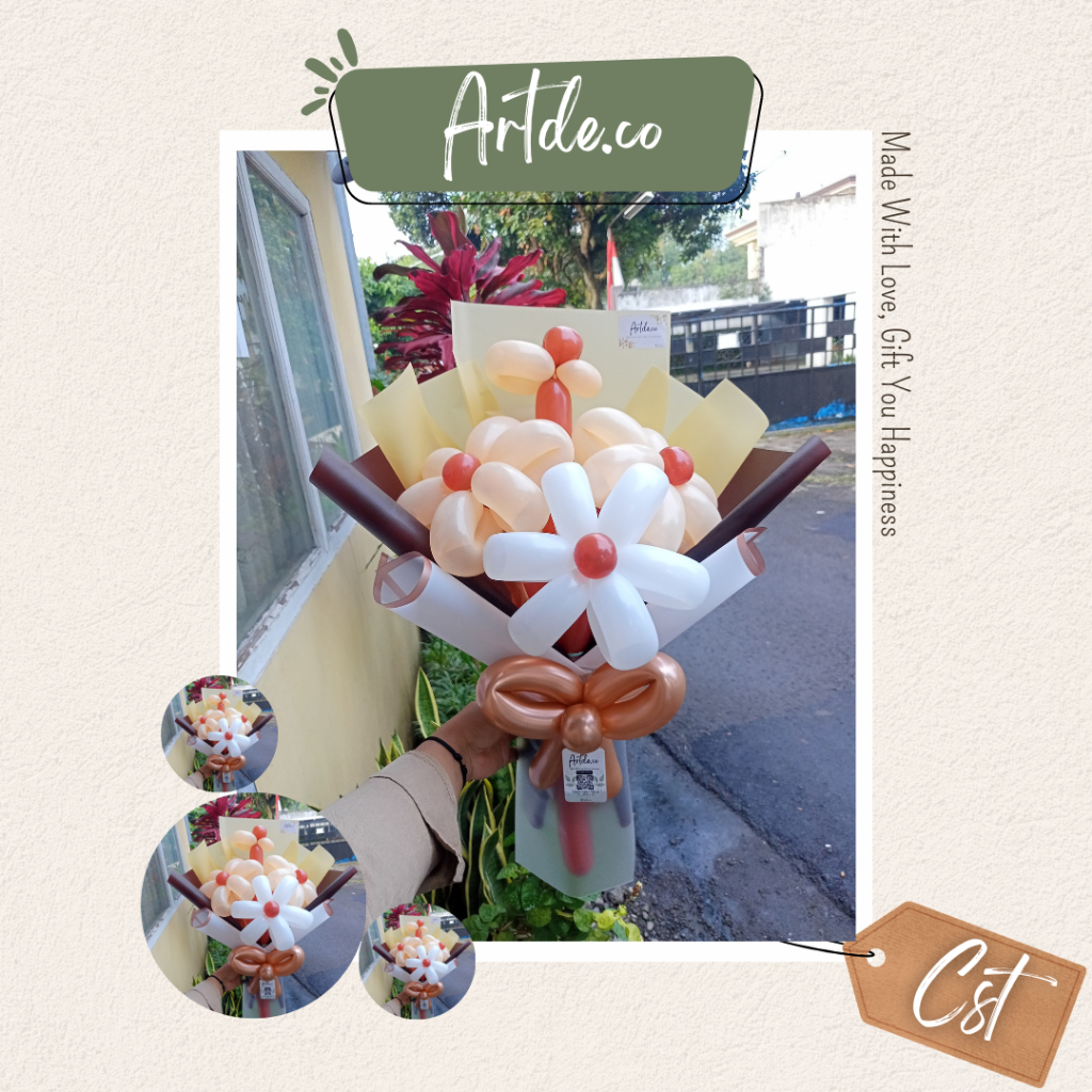 Jual BALON BUNGA - BUKET BALON - ONLY KURIR INSTAN | Shopee Indonesia