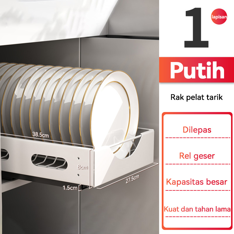 Jual Rak Piring untuk Kabinet Tarik keluar Rak Penyimpanan Rak Piring ...