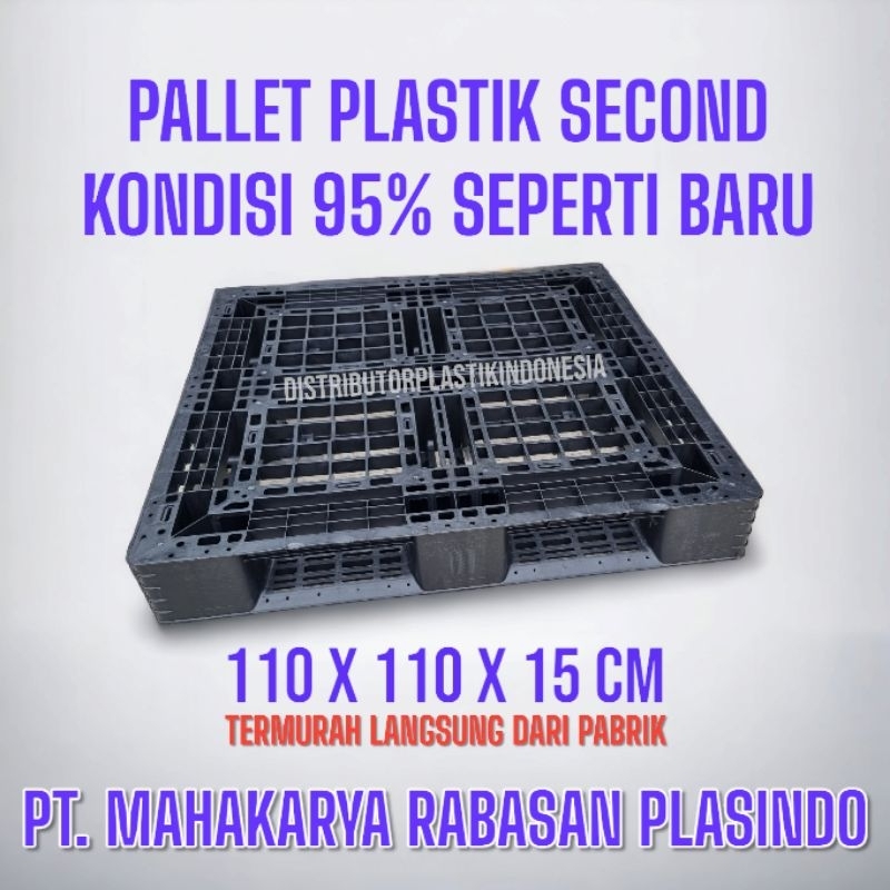 Jual Pallet Plastik Second Kondisi 95% Dijamin Seperti Baru | Ukuran ...