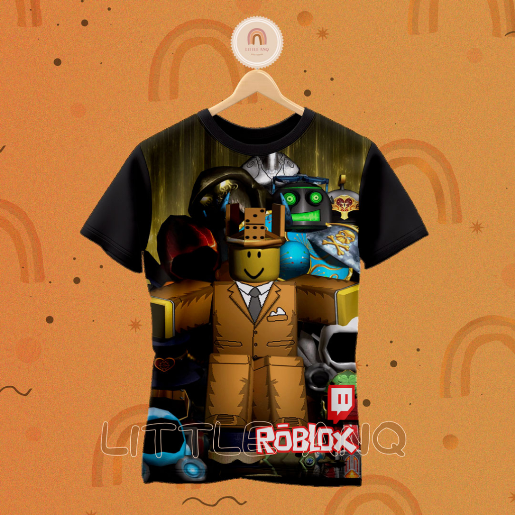 Jual Little ANQ - Kaos anak ROBLOX-4 baju anak ROBLOX-4 (1-12 tahun ...