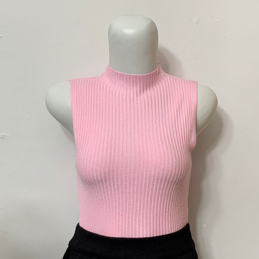 Jual AJW Inner Rajut Turtleneck Tanpa Lengan Premium Import Bahan Halus ...