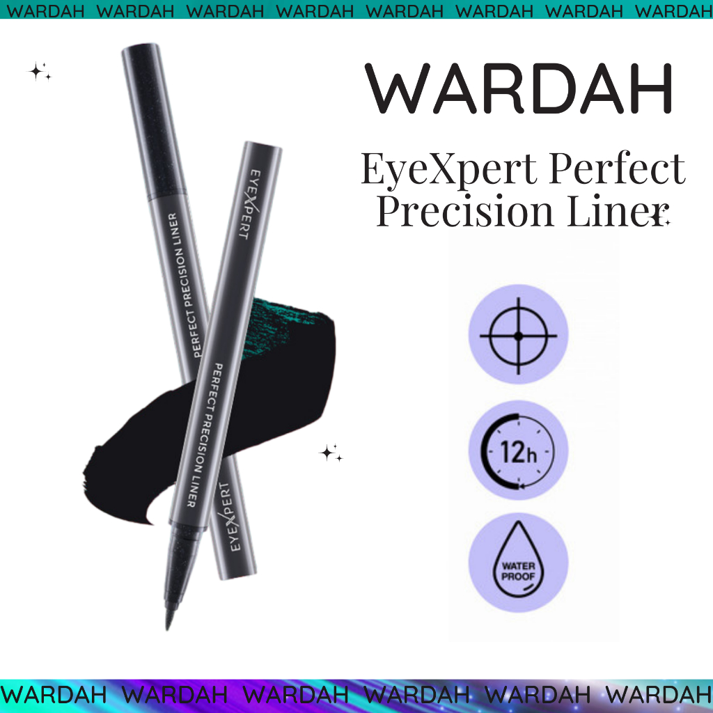 Jual Wardah Eyexpert Perfect Precision Liner 1ml | Waterproof Eyeliner ...