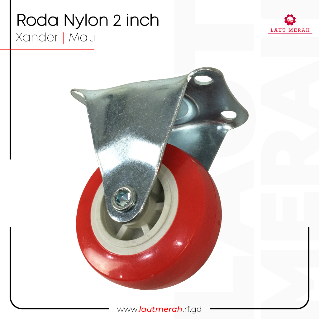 Jual Roda Etalase Nylon Merah 2inchi Mati - Harga Satuan | Shopee Indonesia