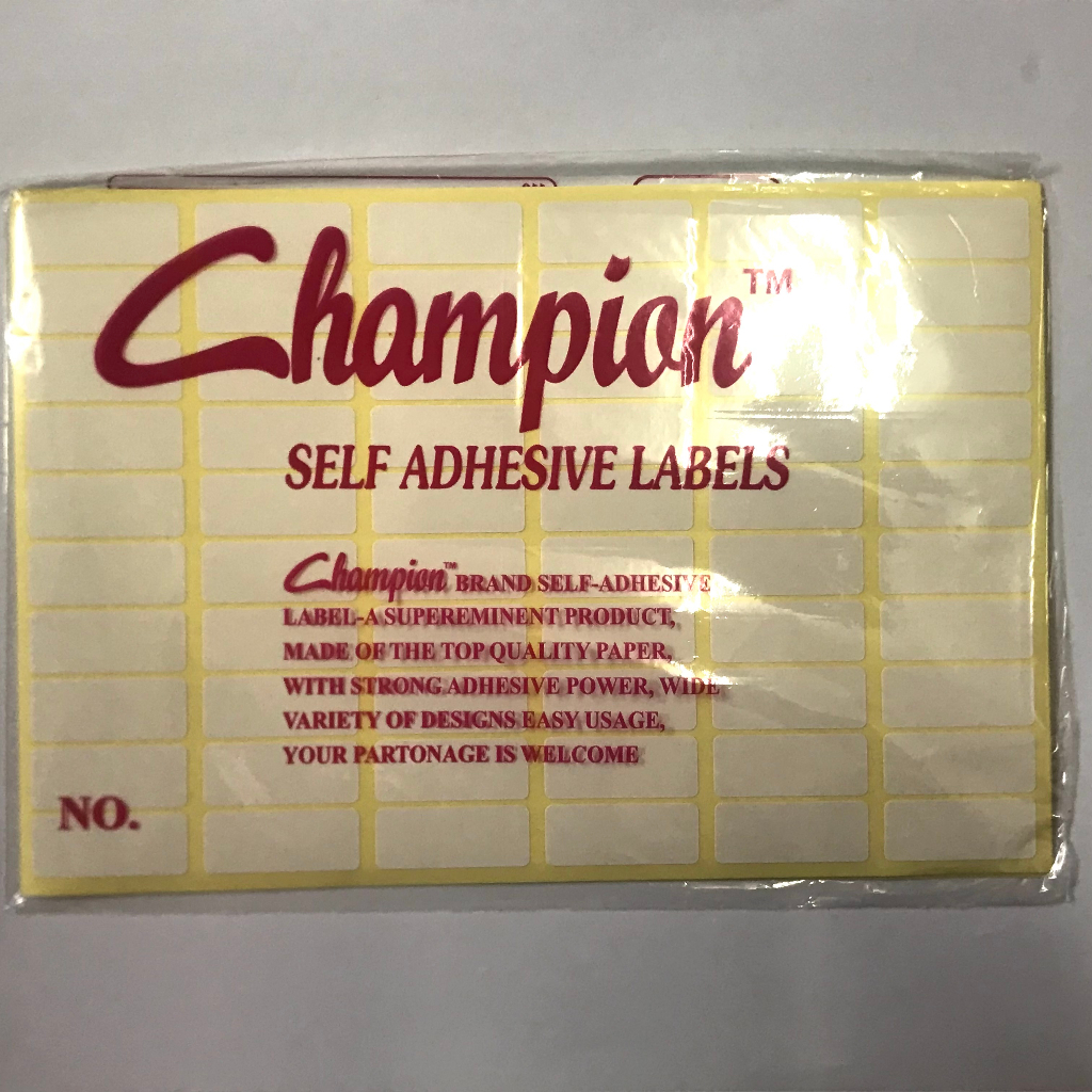 Jual Stiker Label Polos Putih Undangan / Stiker Nama / Self Adhesive 5 ...