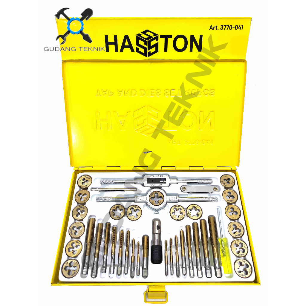 Jual (HASSTON) Alat Snai Tap Ulir Set 40Pcs 3770-041 HASSTON PROHEX ...