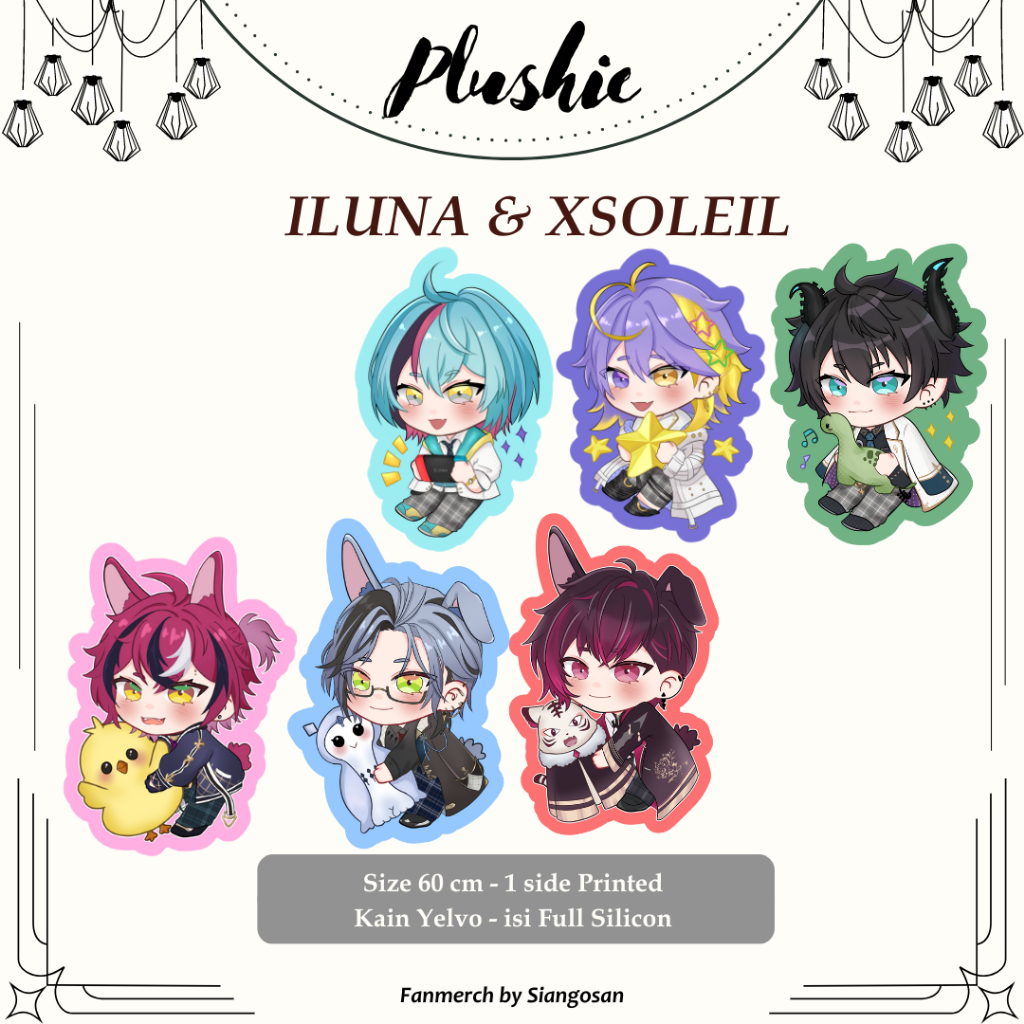 Jual ILUNA XSOLEIL Nijisanji EN Character Plushie | Shopee Indonesia