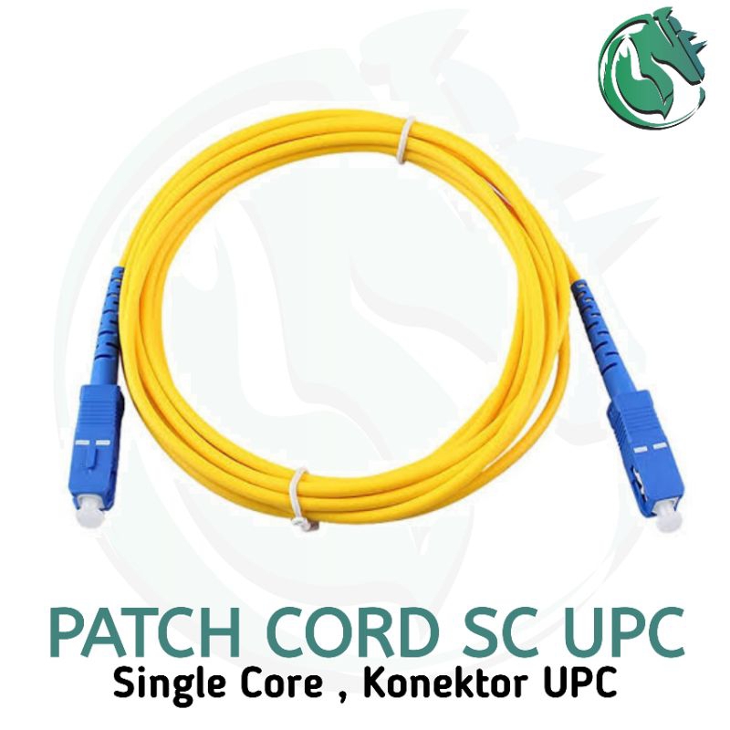 Jual Patch Cord SC UPC Kabel Fiber Optik Single Core Mode Bukan Pigtail Splitter | Shopee Indonesia