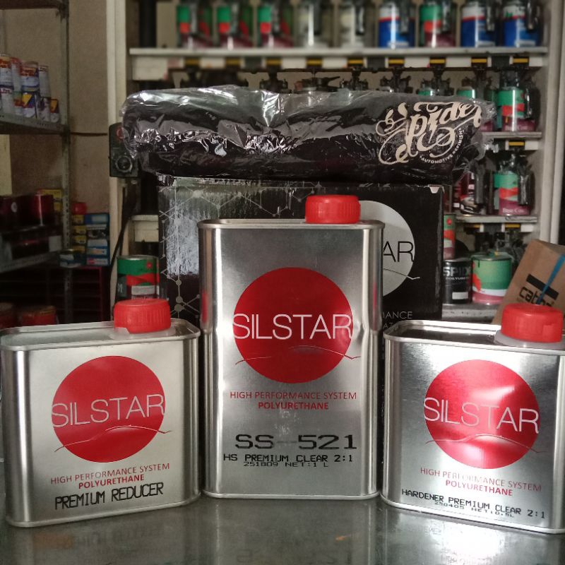 Jual Clear High Solid Silstar Premium Clear/ Silstar HS / Clear Hs / Pernis HS/Kumplit Hardener ...