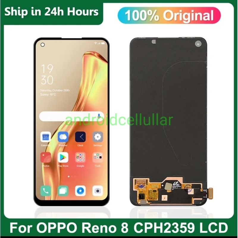 Jual LCD OPPO RENO 8 4G / CPH2457 fullset bisa finger | Shopee Indonesia