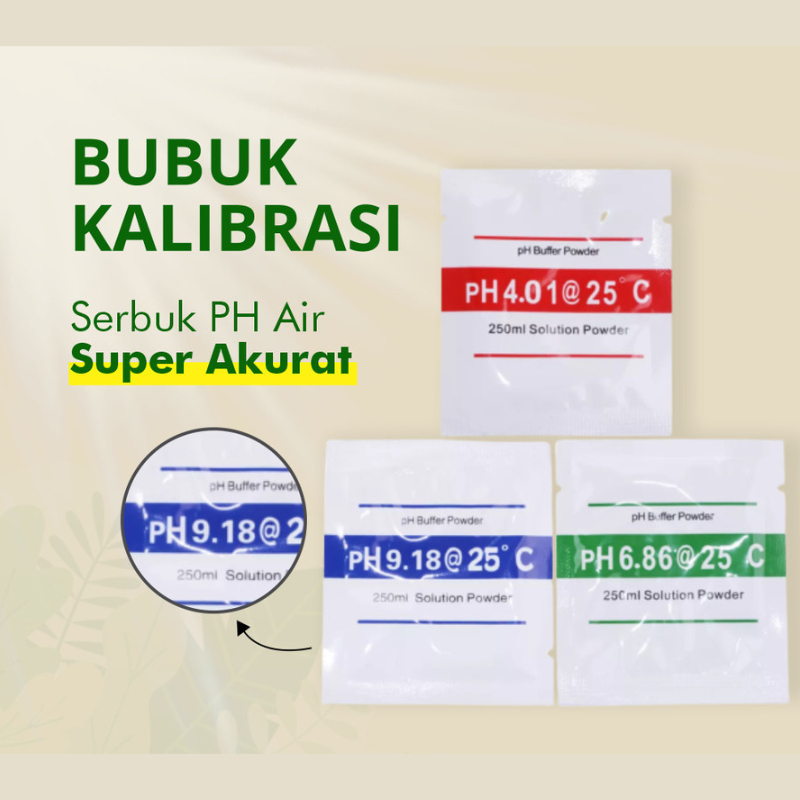 Jual PH Buffer Powder Solution Serbuk Bubuk Kalibrasi ph Meter Calibration | Shopee Indonesia