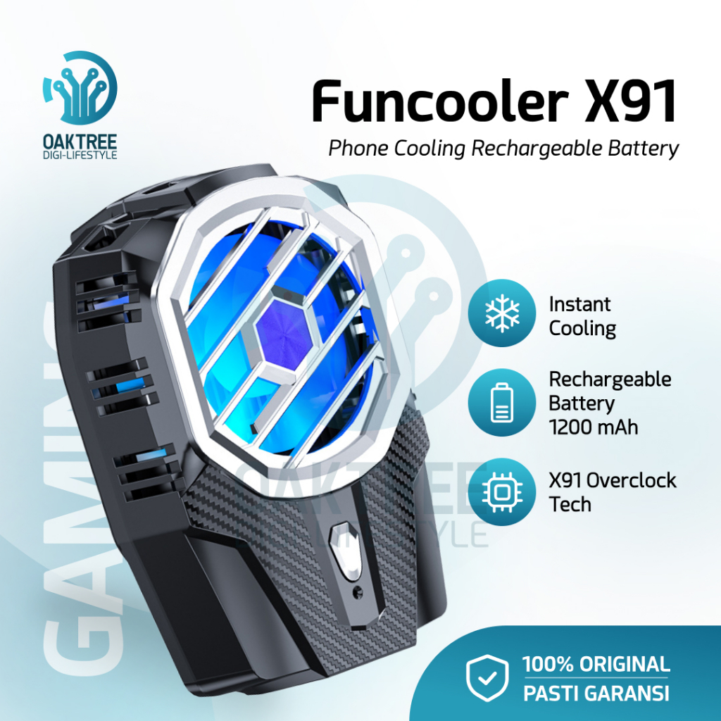 Jual Oaktree Funcooler X91 Fan Cooler Radiator Pendingin HP ...