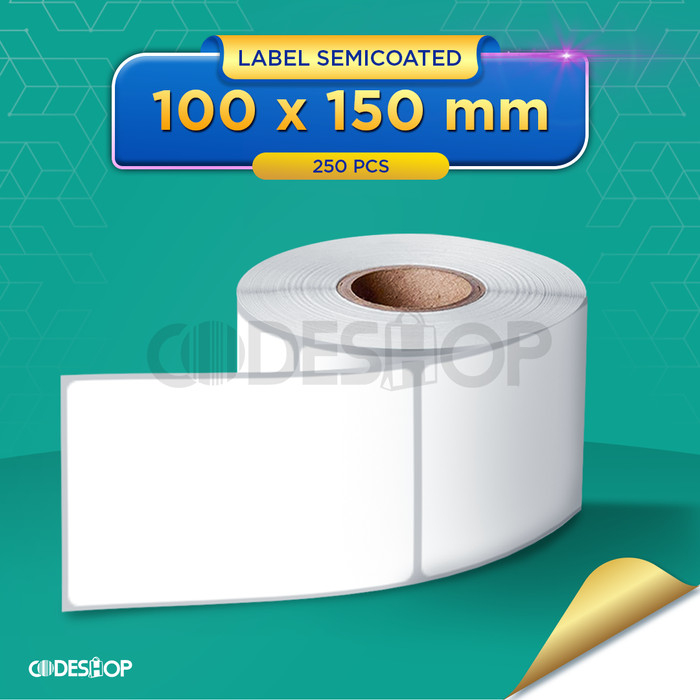 Jual Label Stiker Semicoat 100 x 150 / 100x150 mm / 100x150mm / 10x15 ...