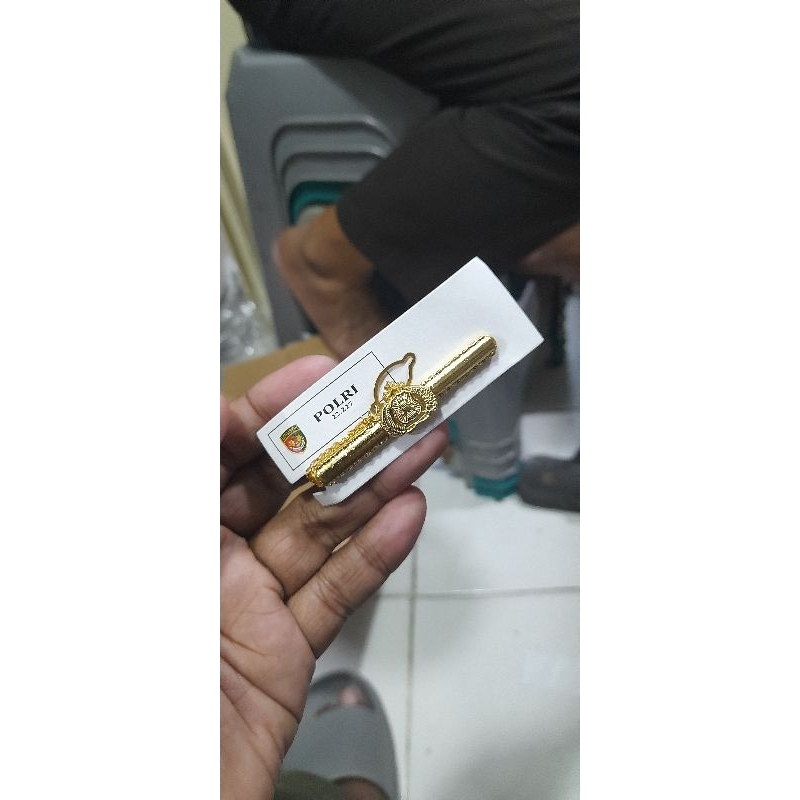 Jual penjepit dasi polisi,penjepit dasi logo tribrata,penjepit dasi ...