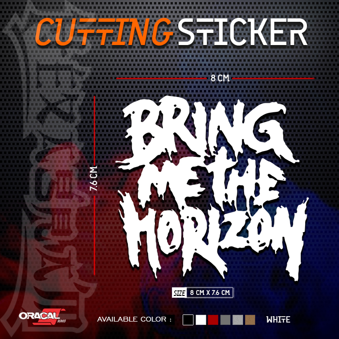 Jual Cutting Sticker BRING ME THE HORIZON TEXT Logo | Stiker Cutting ...