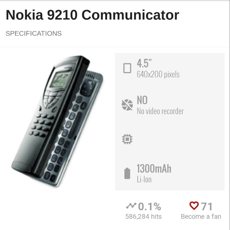 Jual NOKIA 9210 COMUNICATOR HP JADUL UNIK DAN LANGKA 100% ORIGINAL ...