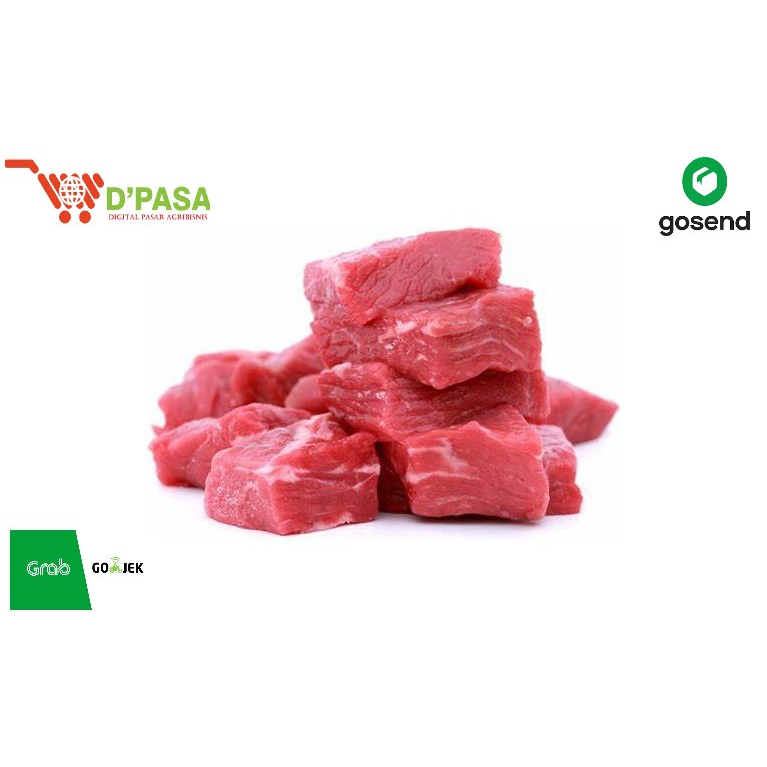 Jual KIRIM INSTAN Daging Sapi Potong Rendang Dendeng 250gr Fresh ...