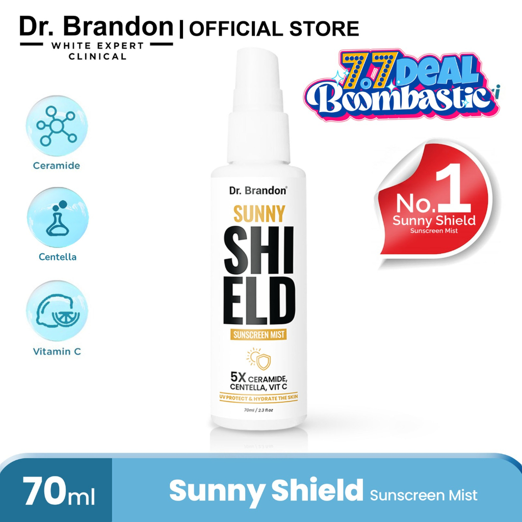 Jual Dr Brandon Sunny Shield Sunscreen Mist | Shopee Indonesia