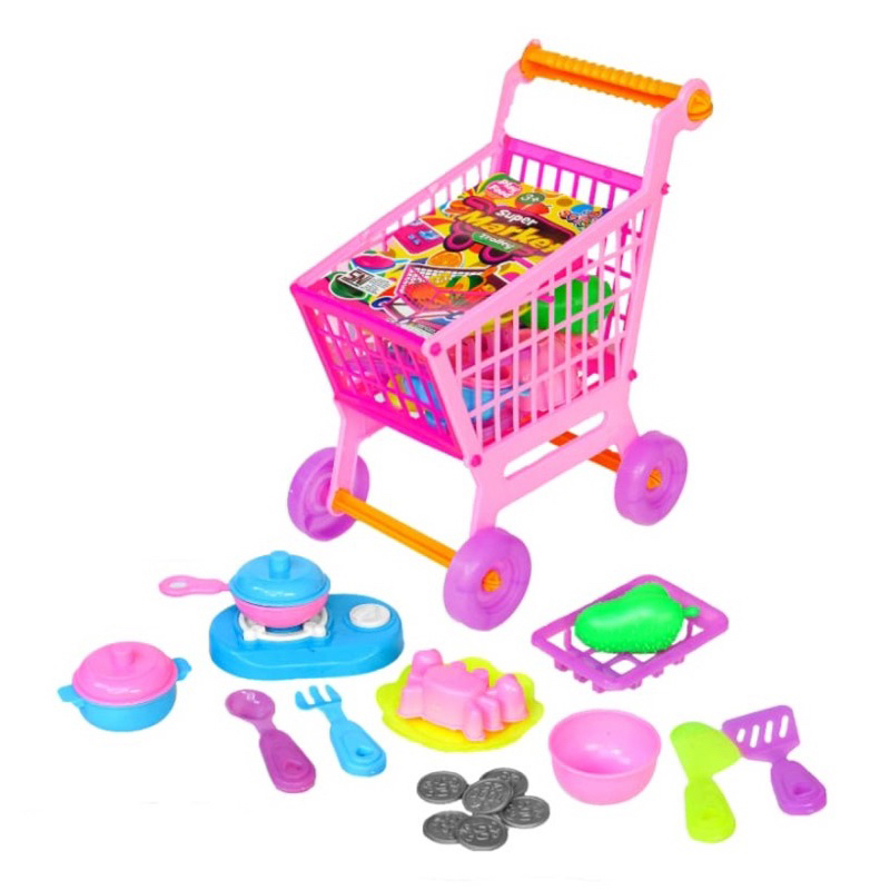 Jual Trolly SHOOPING CART size Tanggung BIRU OCT 2073 & ST 306 ...