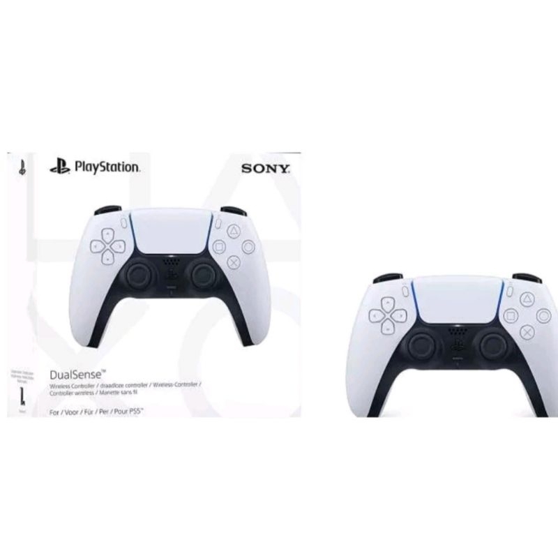 Jual PLAYSTATION 5// STIK PS 5 WHITE DualSense WIRELESS CONTROLLER ...