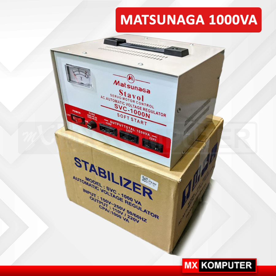 Jual Stabilizer Matsunaga 1000VA Stavol Svc 1000N | Shopee Indonesia