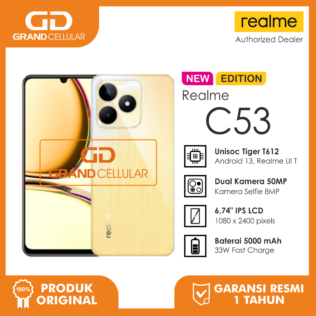 Jual REALME C53 6GB RAM 128GB ROM Garansi Resmi | Shopee Indonesia