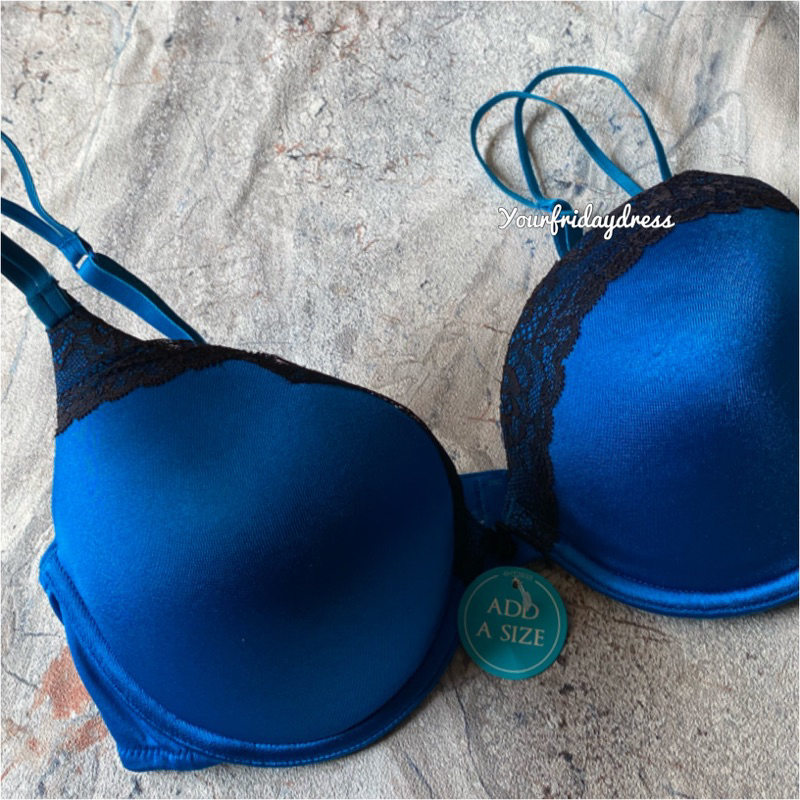 Jual Varette Super Pushup Bombshell Satin Lace Bra Push Up Bh Impor ...