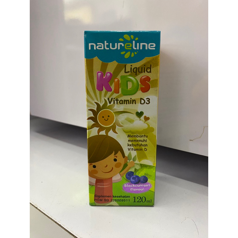 Jual natureline liquid kids vitamin d3 400 iu 120ml ORIGINAL 100% ...